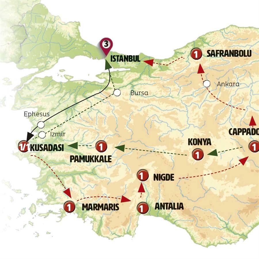 Turkish Panorama / ID:23715 / 10 Days| Europe Fixed Departure
